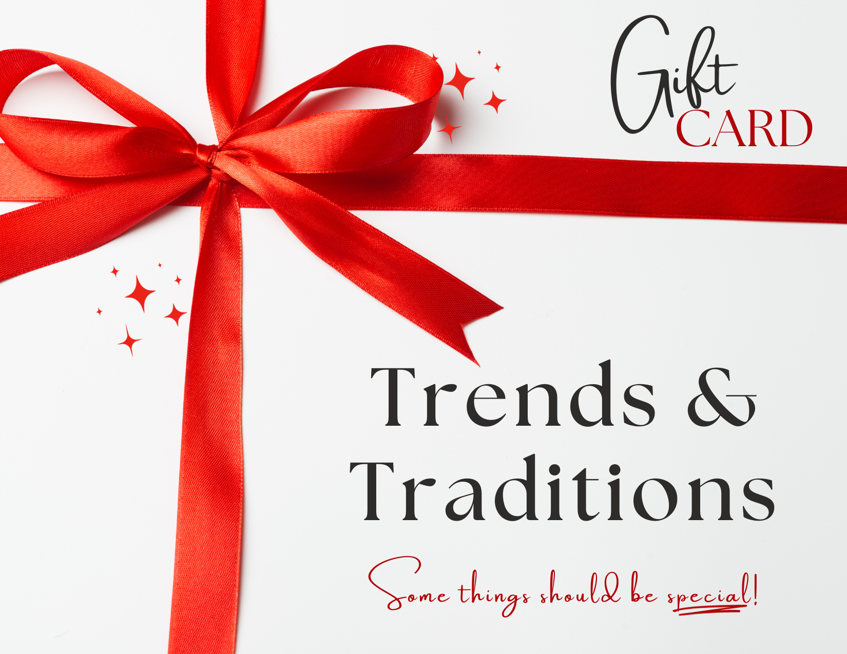 Trends & Traditions Gift Card – Trends & Traditions Boutique