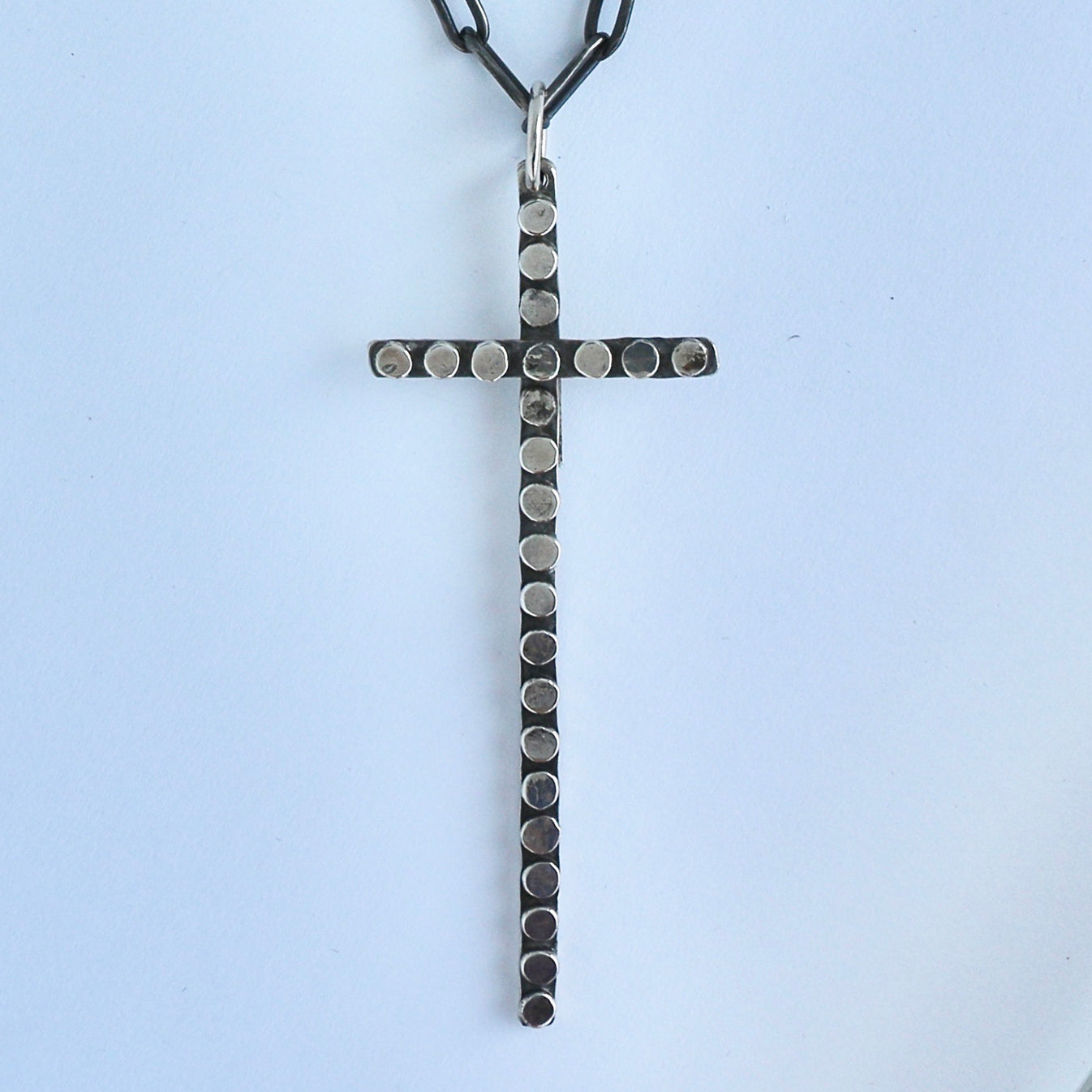 Santa Fe Sterling Silver Dot Cross Pendant – Trends & Traditions Boutique